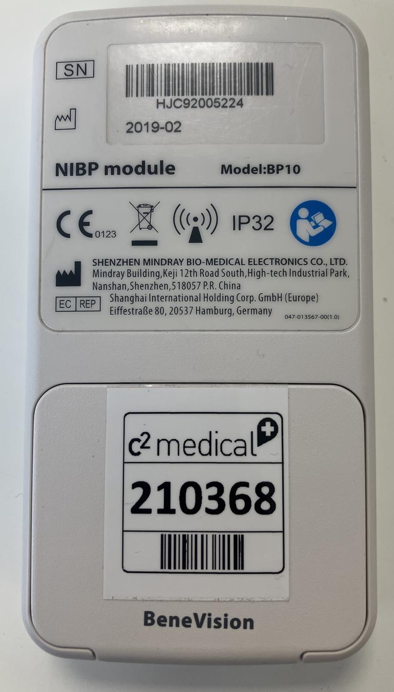 Mindray BP10 mit Li-Ion Akku Telemetrie Blutdruckmessung Vorführgerät # ...